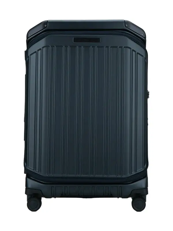 PIQUADRO Medium Front Opening 4-wheel Trolley Bag For - Bluo