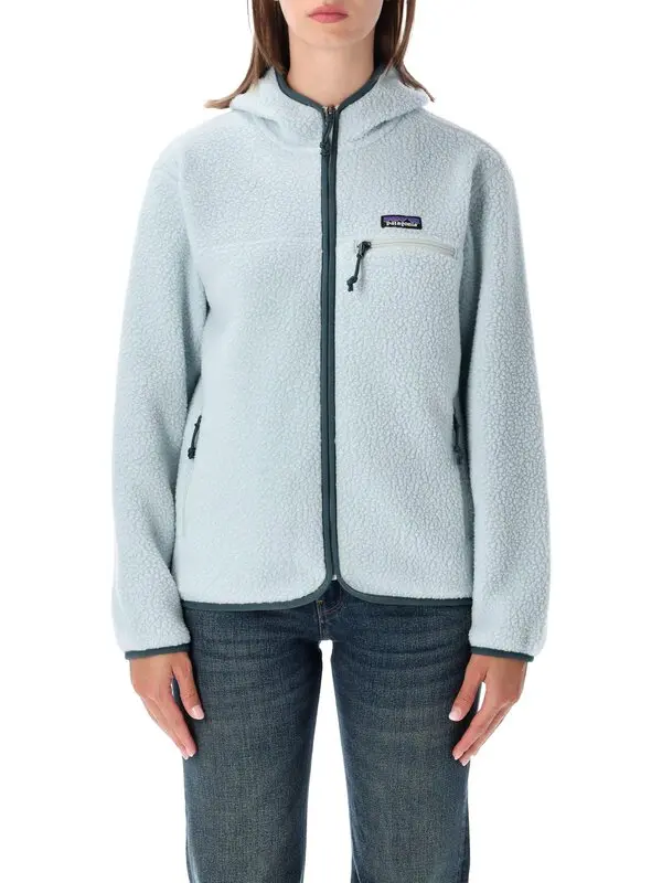 Patagonia Retro Pile Full-zip Hoodie - Virtually Blue
