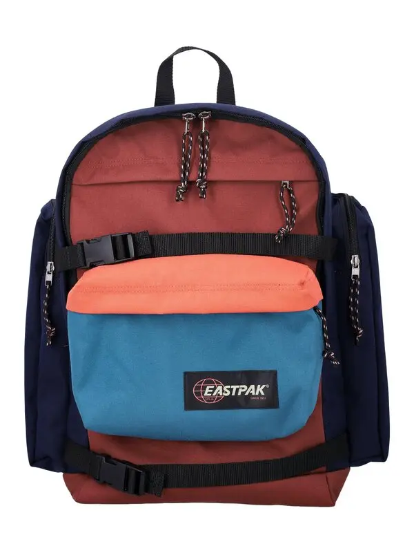 EASTPAK Classic Backpack With Front Pocket And Dual Buckle Straps - Rosso