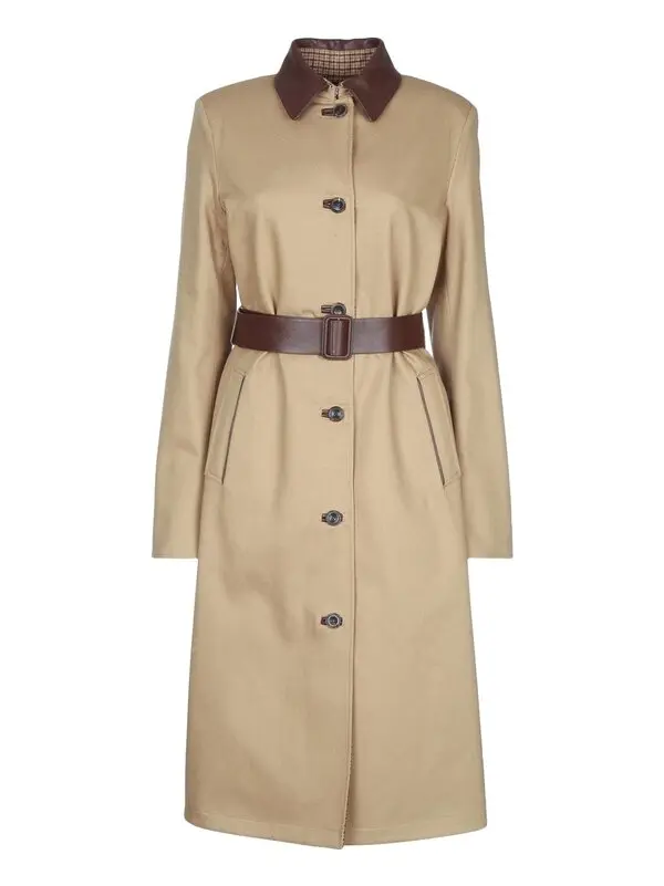 JACOB COHЁN Reversible Trench Coat - Camel