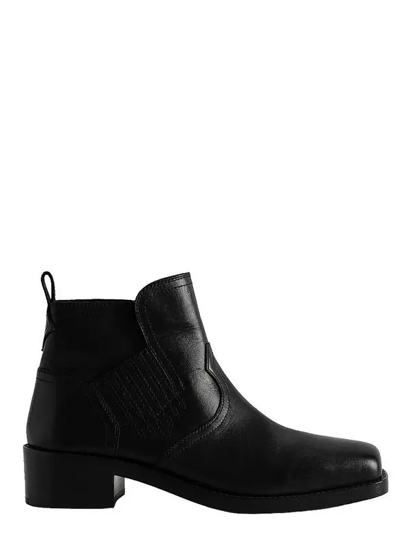 Zadig&Voltaire Igata Leather Ankle Boots - Black