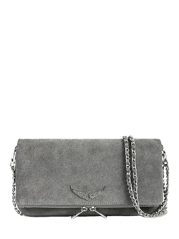 Zadig&Voltaire Rock Suede Shoulder Bag - Road