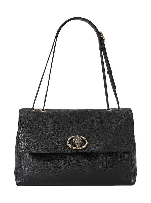 Kurt Geiger Chelsea Slouch Large Leather Shoulder Bag - Black