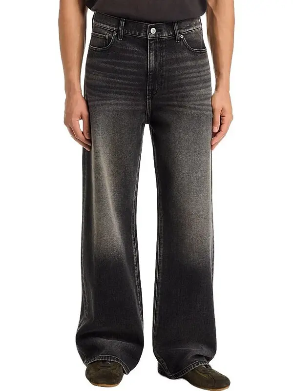 PACSUN Clayton Extreme Baggy 32 Jeans - Black