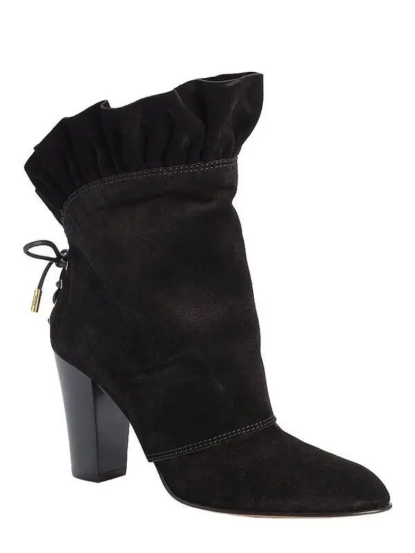 Chloé Anouk Suede Ankle Boots - Black