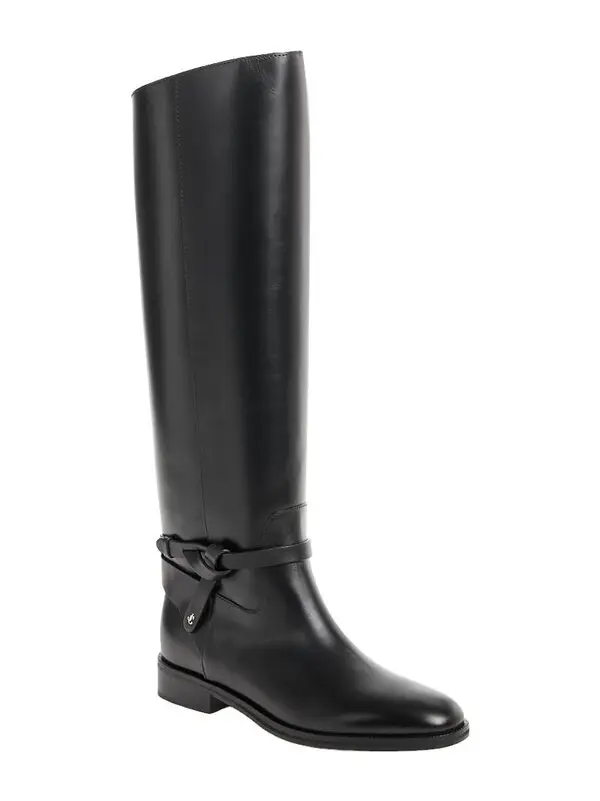 JIMMY CHOO Lawton Knee High Boots - Black