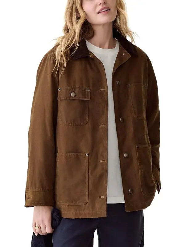 Marine Layer Riley Cotton Barn Jacket - Bronze