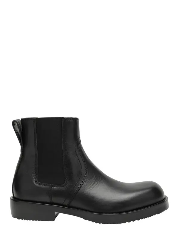 Dries Van Noten Leather Chelsea Boots - Black