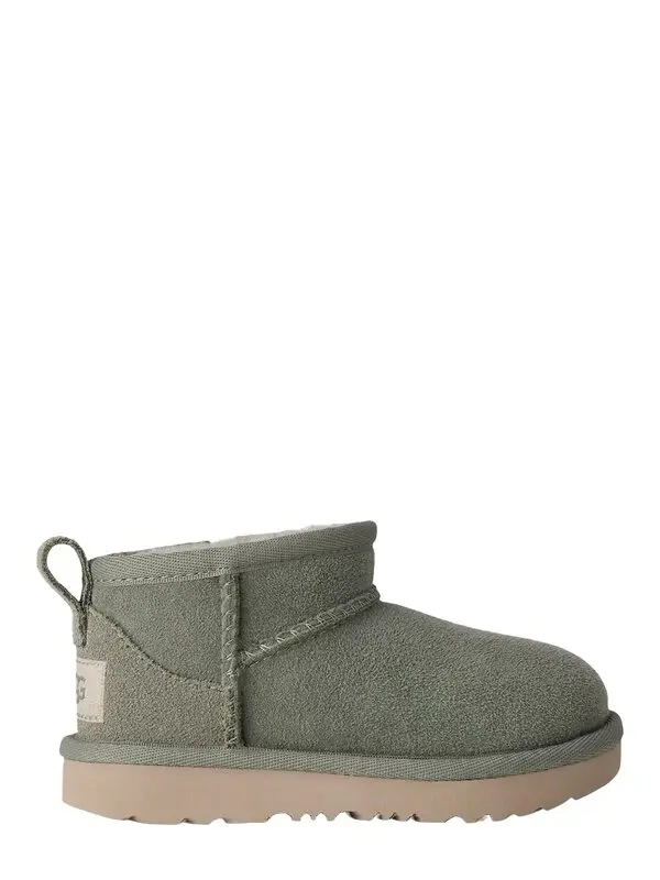 UGG Classic Ultra Mini Boots In Shaded Clover - Grey
