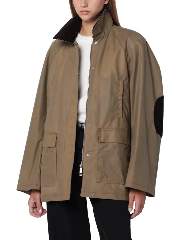 TOTEME Desert Waxed Cotton Country Jacket - Beige