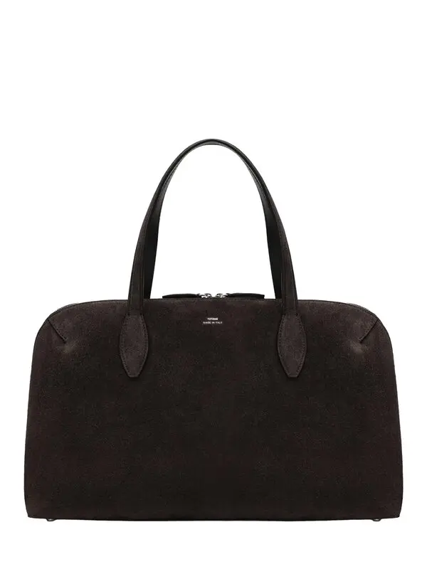 TOTEME Medium Day Suede Tote Bag - Brown