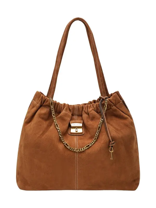 Marc Jacobs Copper The Cristina Tote Bag In Suede - Brown