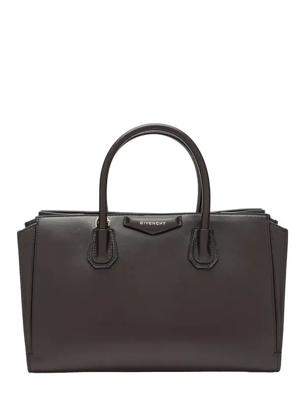 Givenchy Antigona Catchall Bag In Leather - Brown