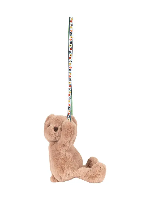 KONGES SLØJD Teddy Bear-shaped Handbag - Brown