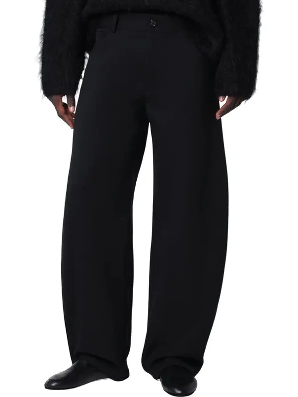 Séfr Oktai Trousers In Wool Blend - Black
