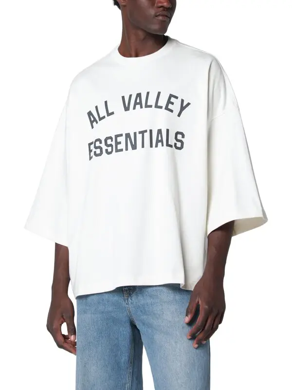 Fear Of God Ivory Cotton Merch T-shirt - White