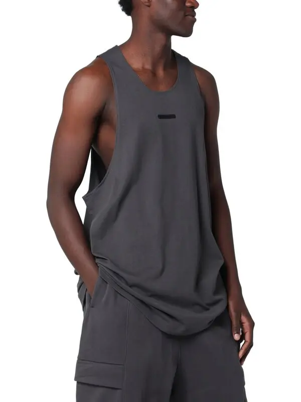 Fear Of God Essential Iron Cotton Tank Top - Grey