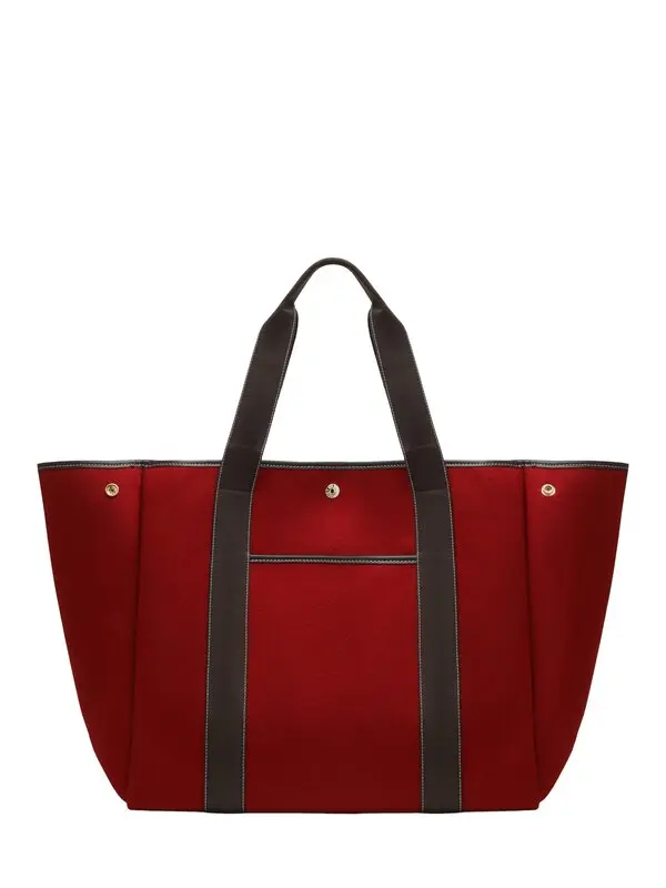 Rue De Verneuil Traversée L Felt Tote Bag - Red