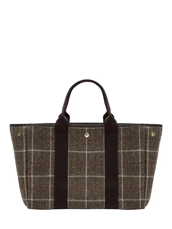 Rue De Verneuil Traversée M Flannel Bag - Brown
