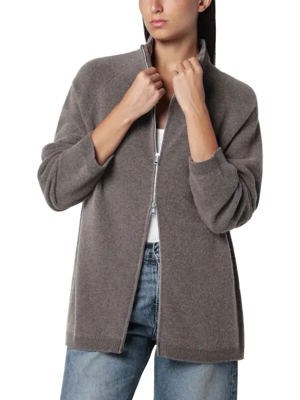 Our Legacy Brown Dash Cardigan In Merino Wool - Green