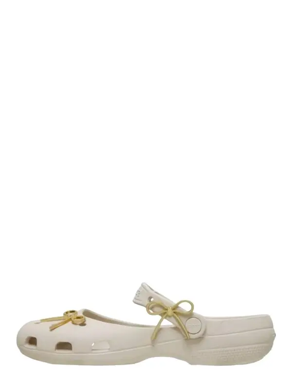 CROCS Classic Elegant Butterfly Ballet Flats - Beige
