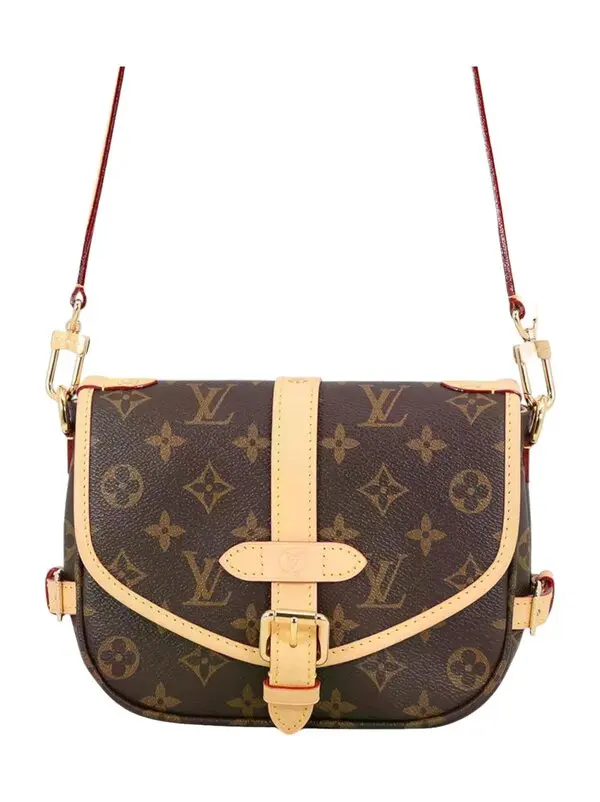 LOUIS VUITTON 2021-2026 Monogram Saumur Bb Satchel - Brown