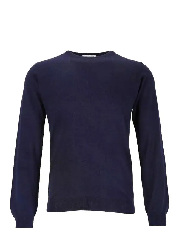 Al Duca D'aosta Fine-knit Crew-neck Sweater - Blue