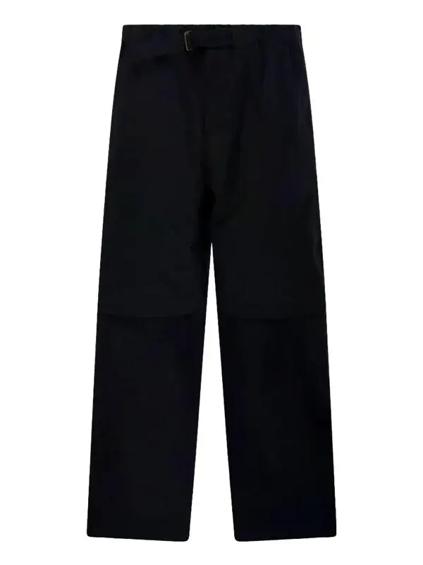DARKPARK Belted Panelled Trousers - Blue
