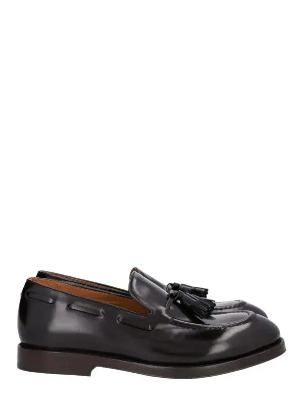 Al Duca D'aosta Tassel-detail Leather Loafers - Brown