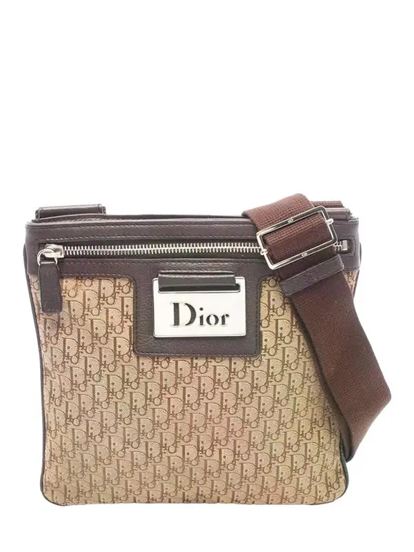Dior 2007 Diorissimo Trotter Canvas Street Chic Crossbody Bag - Neutrals