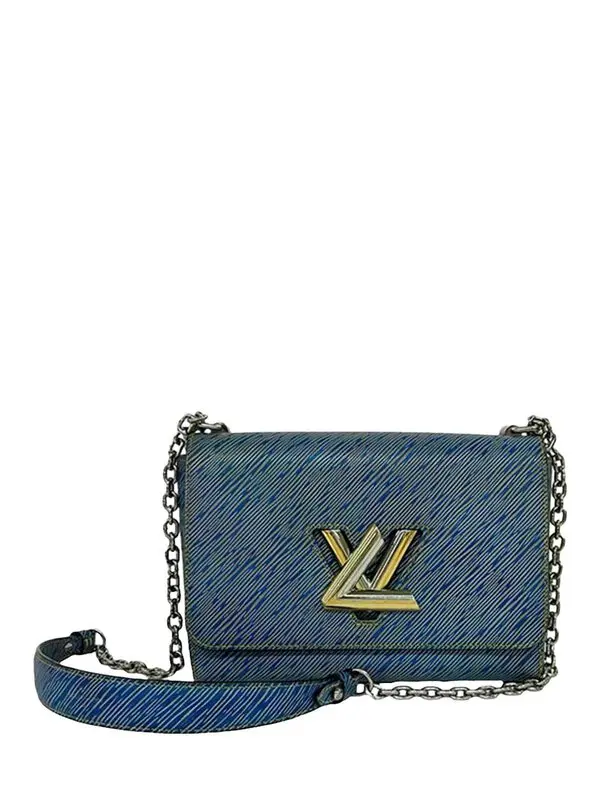 LOUIS VUITTON 2017 Epi Denim Twist Mm Crossbody Bag - Blue