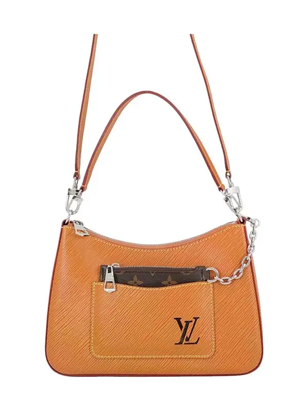 LOUIS VUITTON 2021-2026 Epi Marelle Satchel - Orange