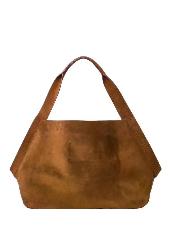 Shinola Derby Suede Shoulder Bag - Brown