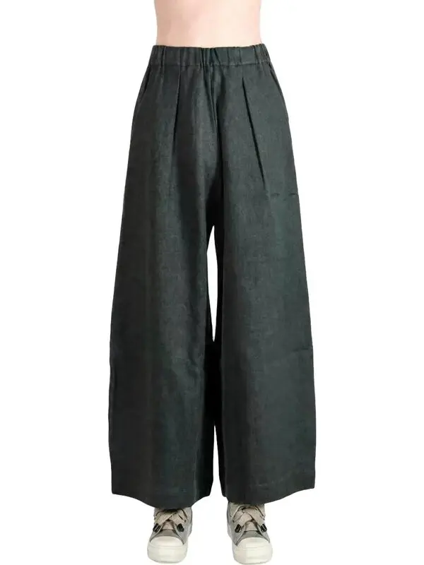 CORTANA Mona Wide-leg Trousers - Grey