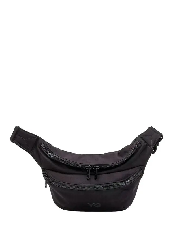 Y3 Kuro Double-zip Belt Bag - Black