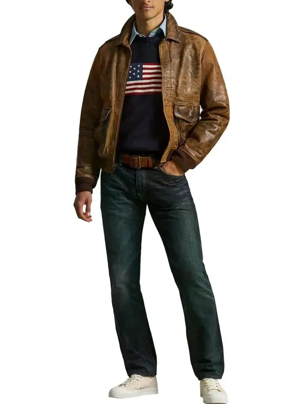 Polo Ralph Lauren Faded Straight-leg Jeans - Blue