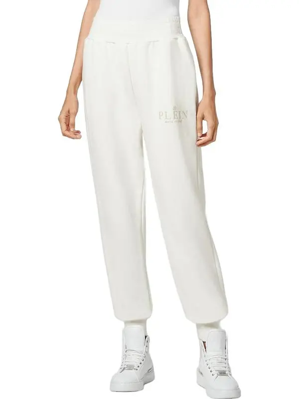 Philipp Plein Sweatpants Iconic Plein - Cream