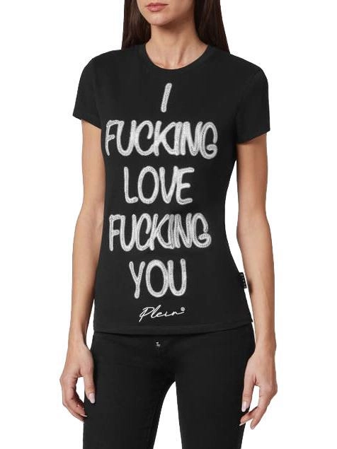 Philipp Plein T-shirt Round Neck - Black