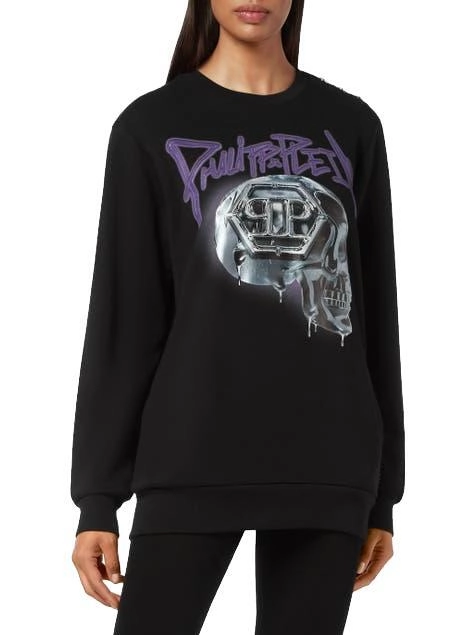 Philipp Plein Sweatshirt Skull - Black