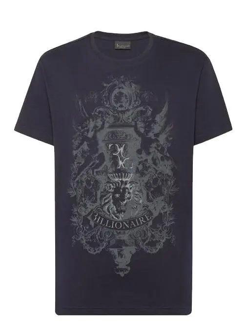 BILLIONAIRE T-shirt Round Neck Ss - Darkblue