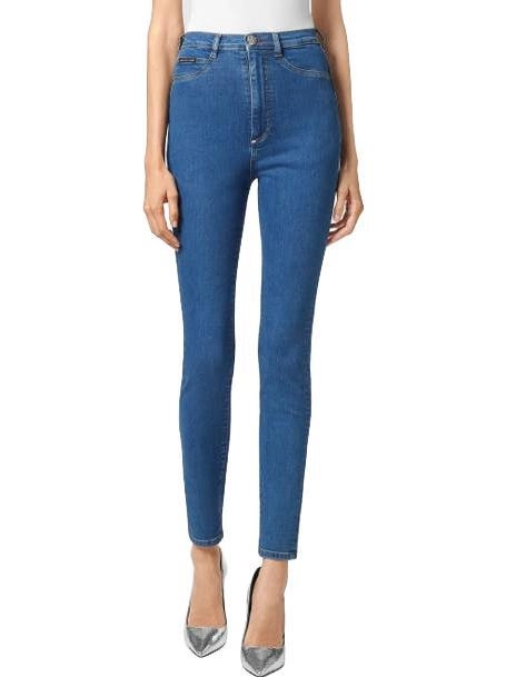 Philipp Plein Super High Waist Jegging Iconic Plein - Quietmedium