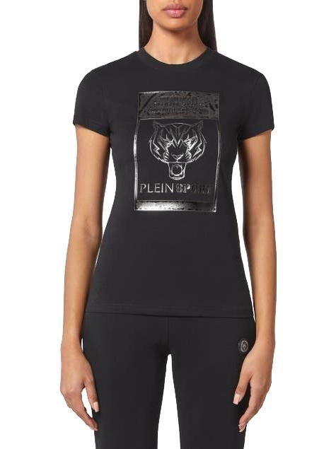 PLEIN SPORT T-shirt Round Neck Tiger - Black