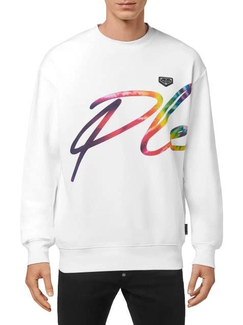 Philipp Plein Sweatshirt Signature - White
