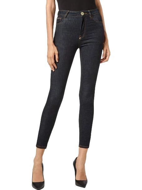 Philipp Plein Denim Skinny Trouser Skull - Indigoblue