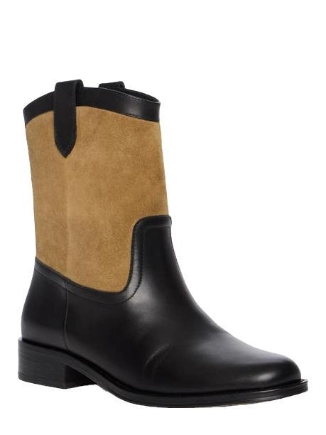 Paige Rye Leather Boot - Camel