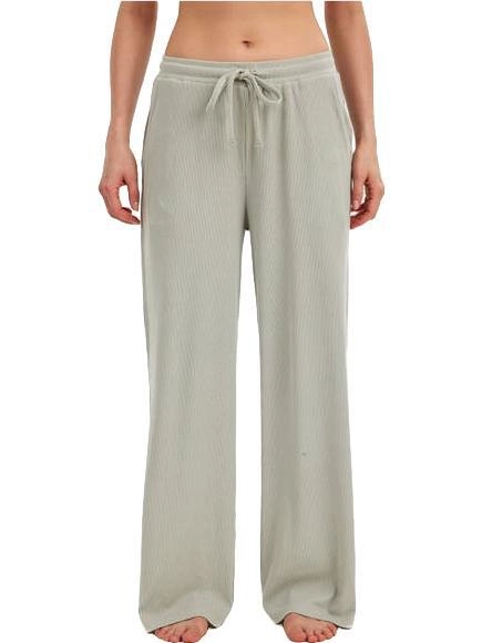 BEACH LIFE BY GOTTEX Summer Lounge Ribbed Wide Leg Pant - Mint