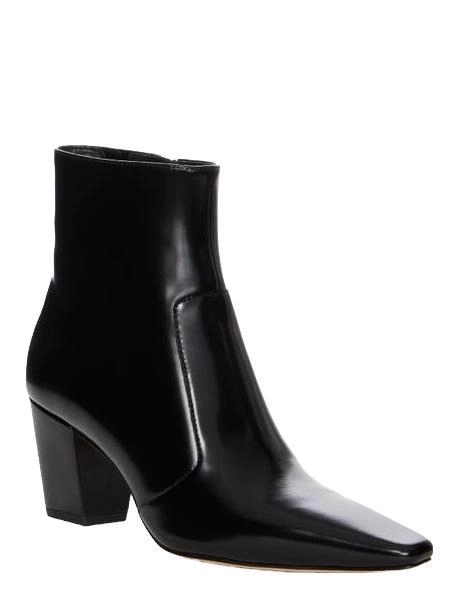 Paige Welsley Leather Bootie - Black