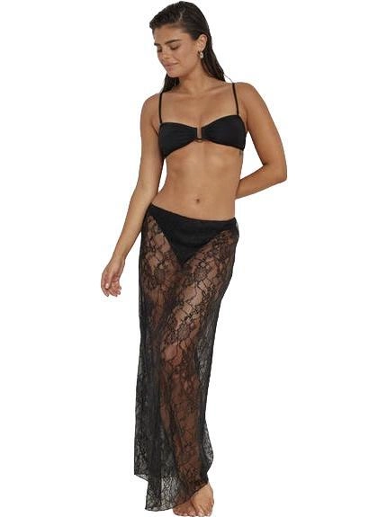 BEACH LIFE BY GOTTEX Lady Lace Skirt - Black