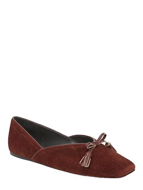 Franco Sarto Adabow Square Toe Flat - Red