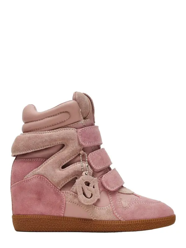 Steve Madden Mavis Wedge Sneakers - Pink Multi